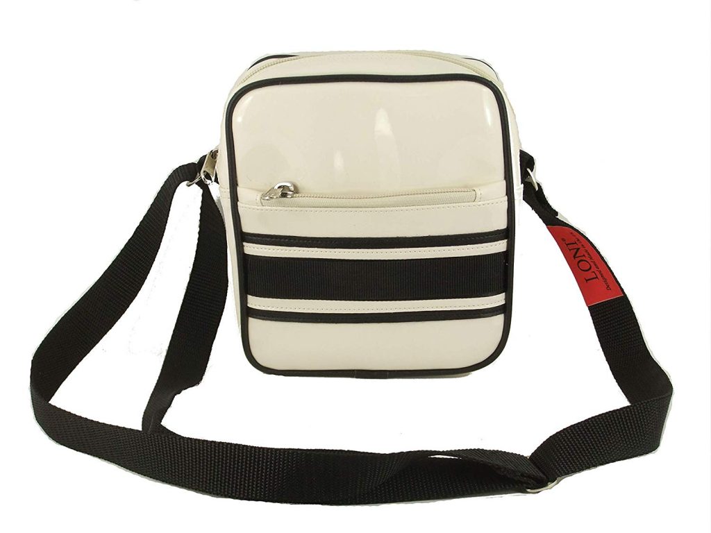 LONI Cross-Body Bag Sporty Urban Chic in Patent Manchester | Loni Bags